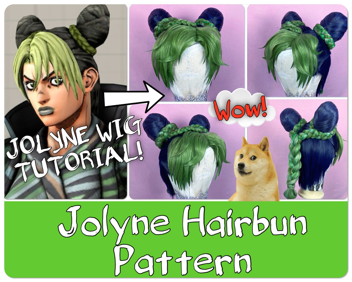 PDF DIGITAL DOWNLOAD: Jolyne Hairbun Pattern – Nomes Cosplay